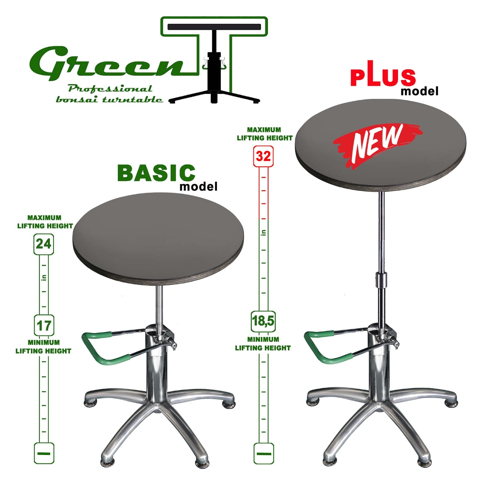 Green-T Bonsai Turntable – Bonsai Tonight Store